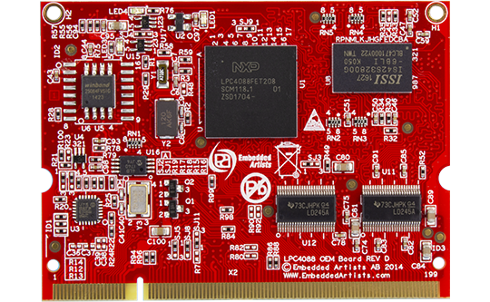 LPC4088 OEM board - Embedded Artists